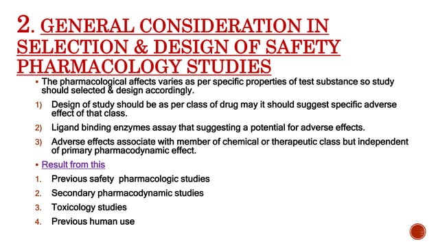 Safety pharmacology studies in drug development | PPTX | Chemistry ...