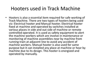 Safety points of railway track mantainence machines.pptx