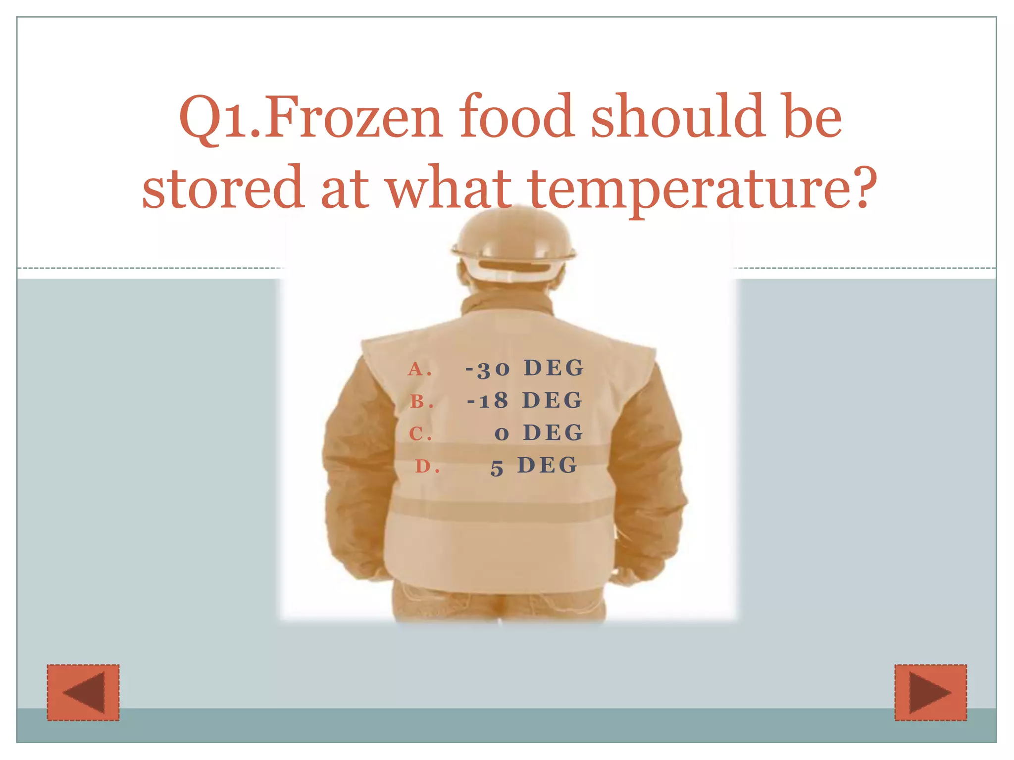 Kitchen Safety Quiz | PPSX