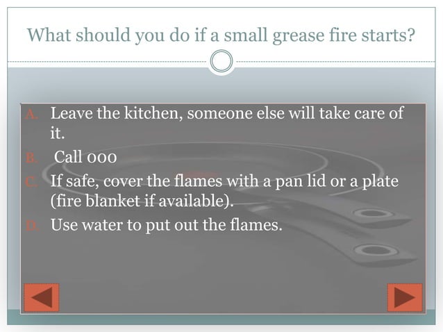 Kitchen Safety Quiz | PPSX