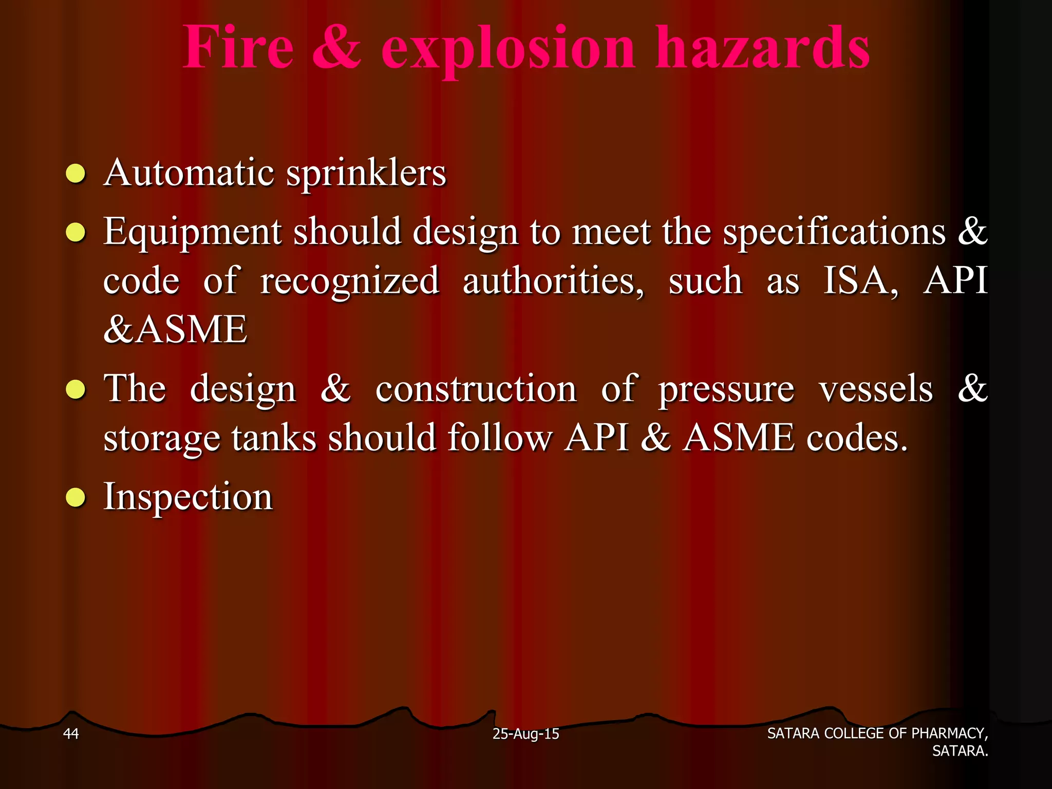 Pharmaceutical industrial safety | PPTX