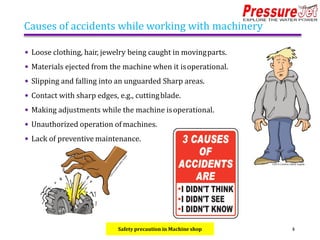 Safety precaution in machine shop | PDF