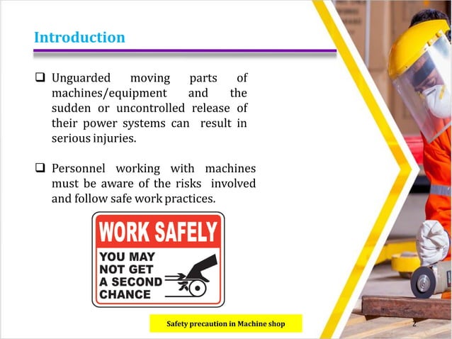 Safety precaution in machine shop | PPT