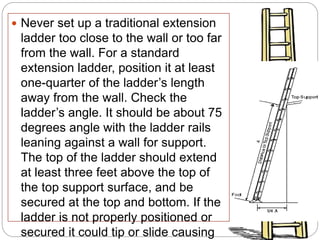 Safety Precautions in Using Ladders | PPTX