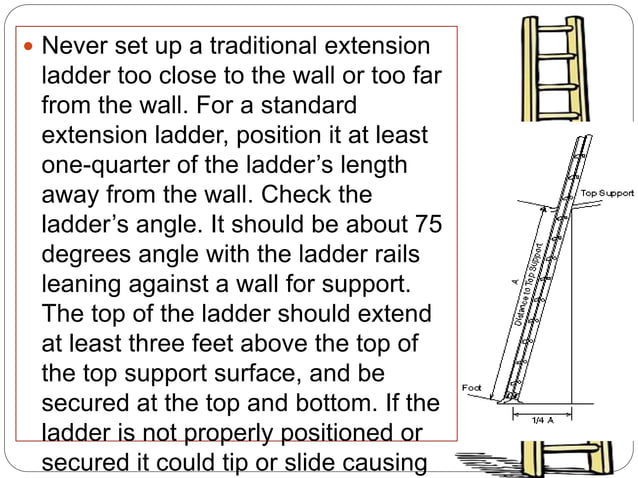 Safety Precautions in Using Ladders | PPT