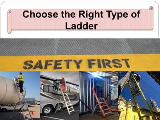 Safety Precautions in Using Ladders | PPTX