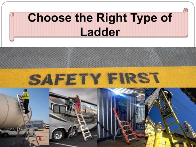 Safety Precautions in Using Ladders | PPT