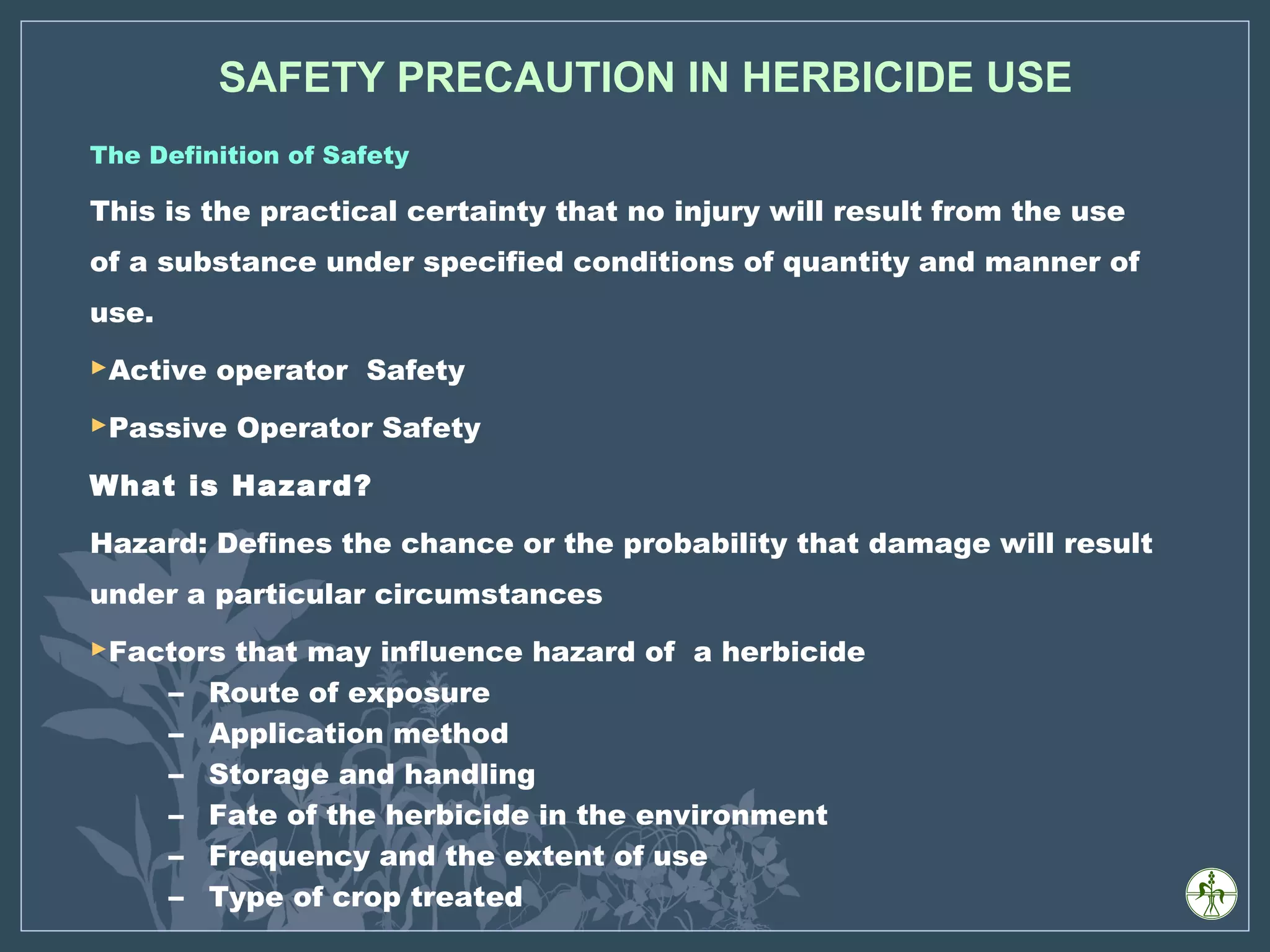 Safety precautions | PPT