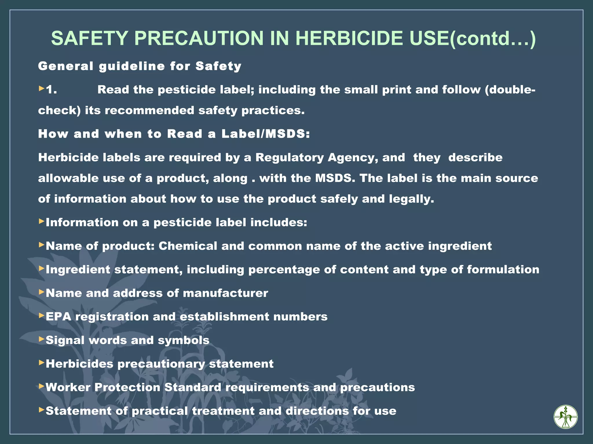 Safety precautions | PPT