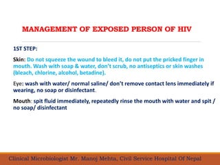 Safety precautions and infection control by Manoj.pptx