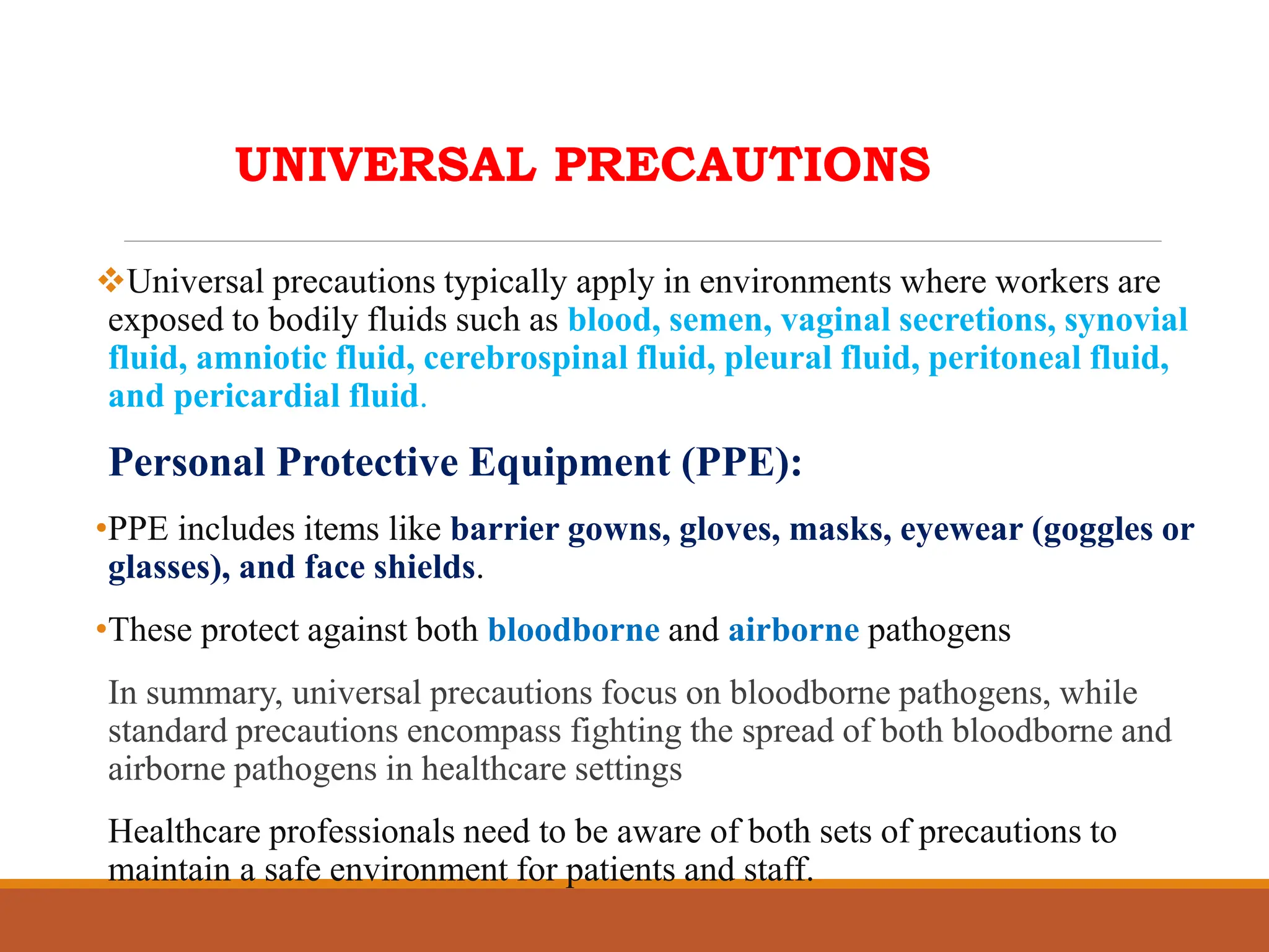 Safety precautions and infection control by Manoj.pptx