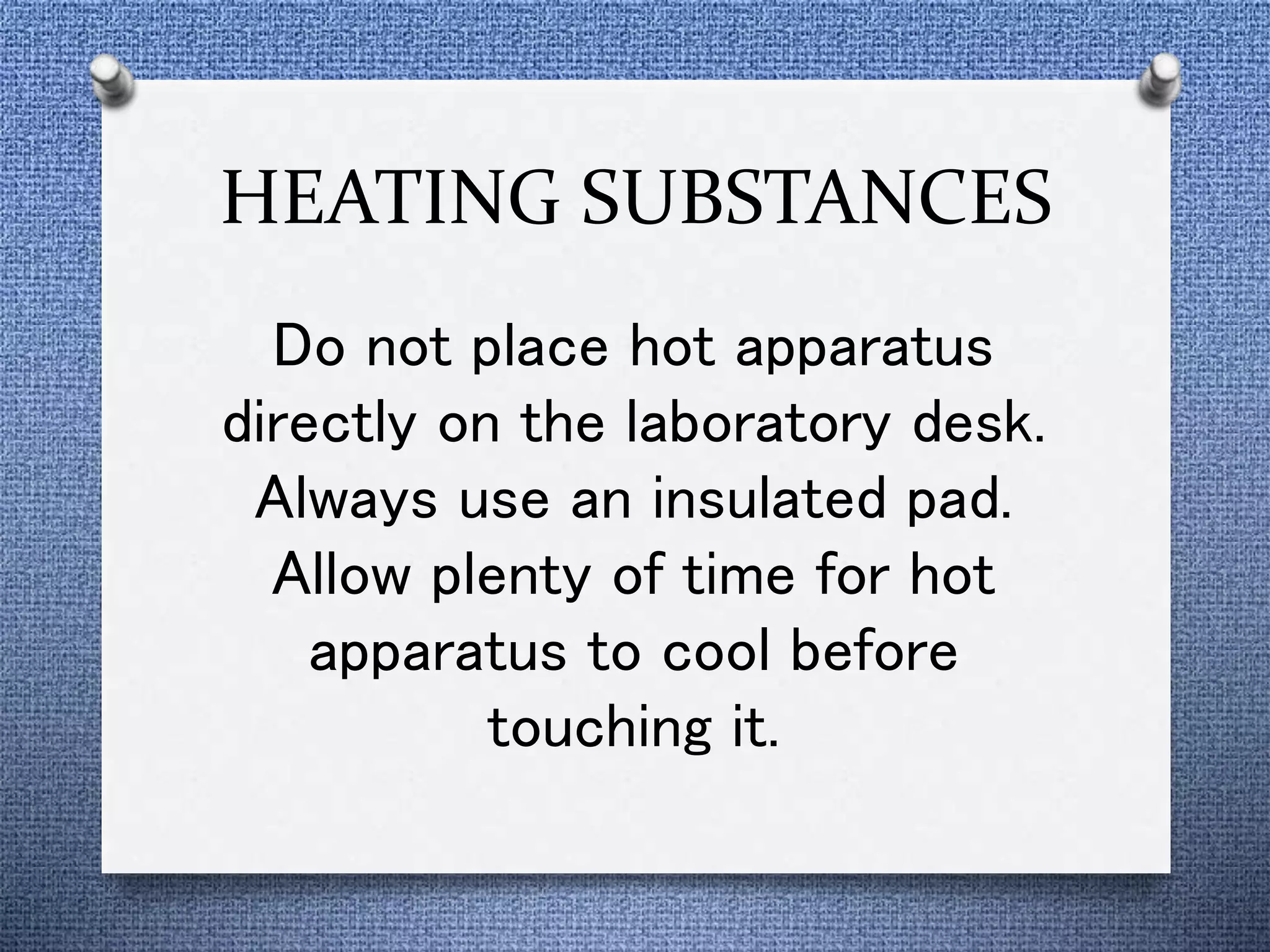 Safety precautions in laboratories | PPTX