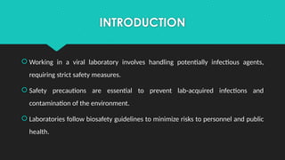 Safety Precautions in Viral Laboratory.pptx