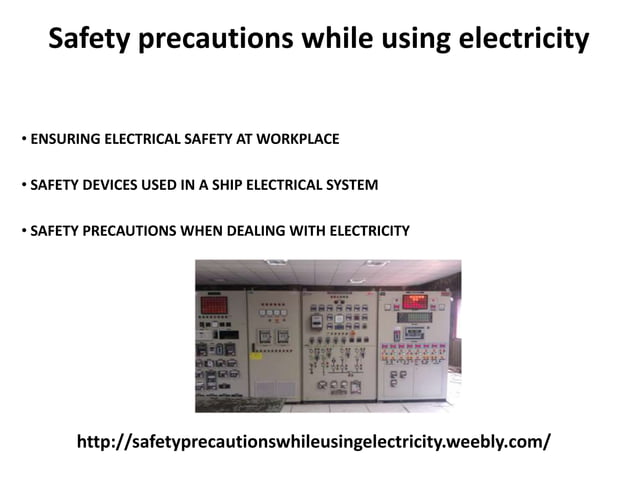 Safety precautions while using electricity | PPTX | First Aid | Injuries