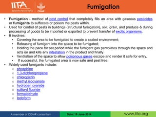 Safety precaution to maintain grain quality - implementer induction ...