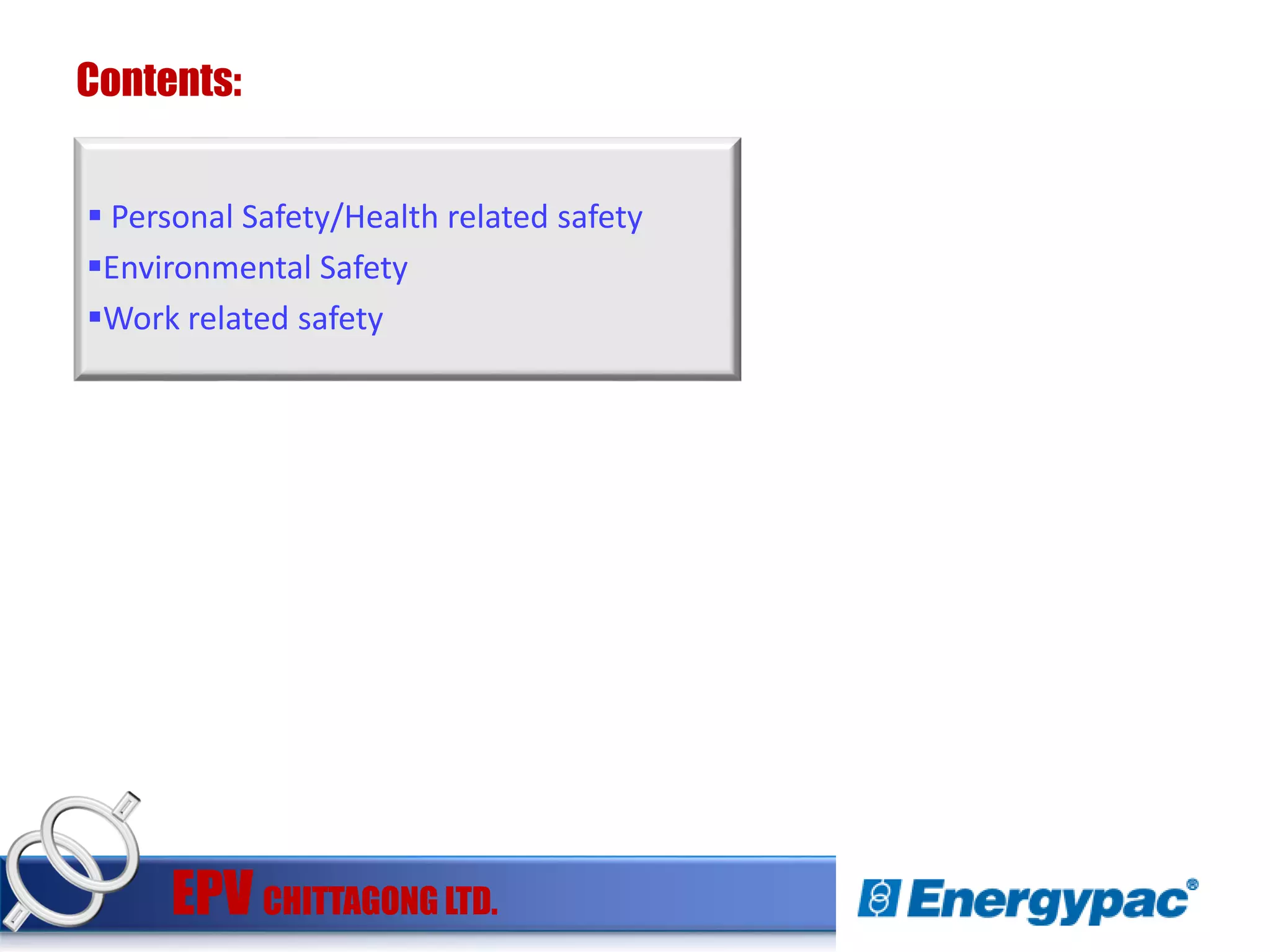 Safety presentation | PDF
