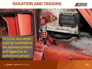 Safety presentation isolation and tagging | PPTX