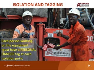 Safety presentation isolation and tagging | PPTX