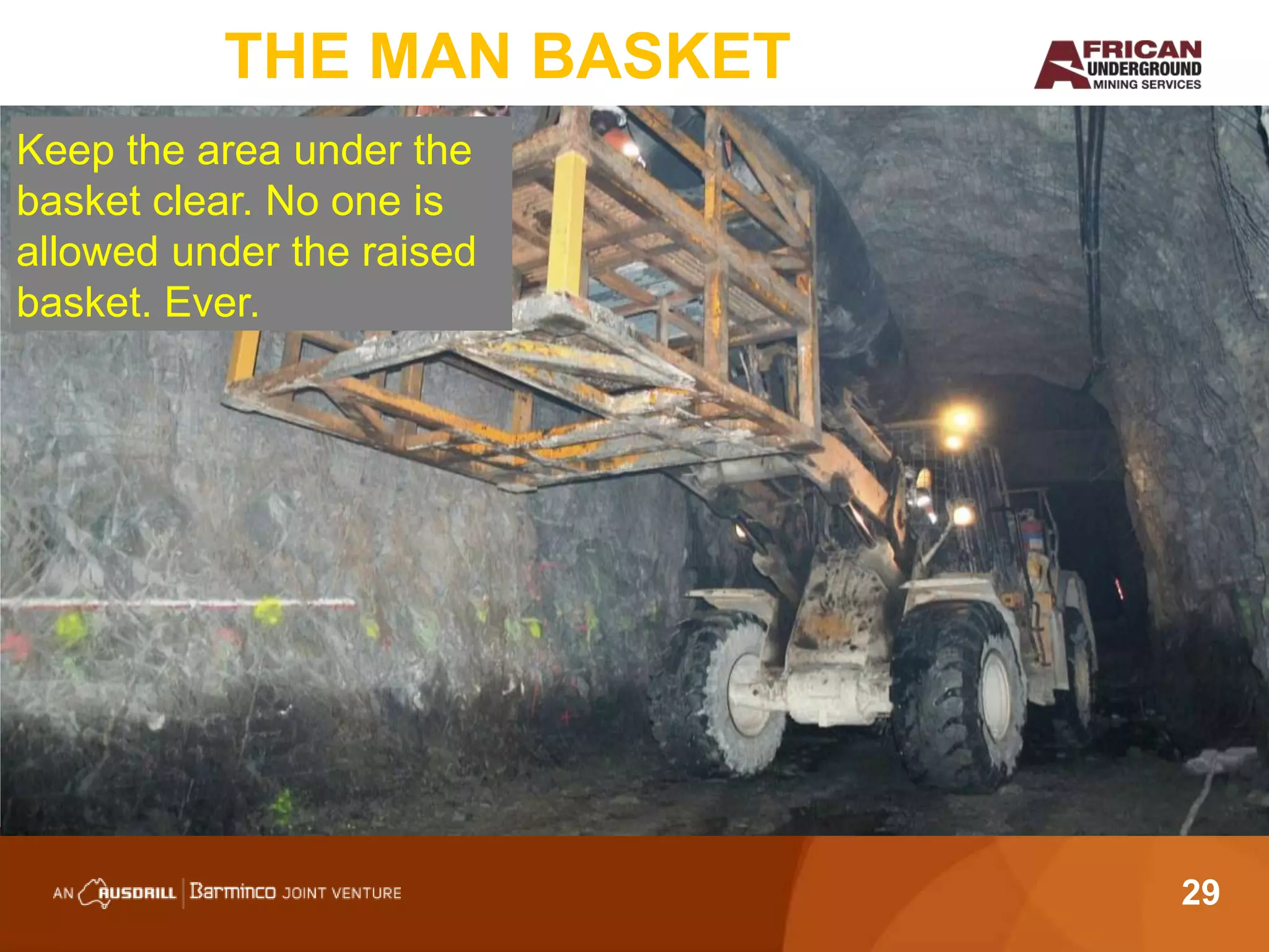 Safety presentation manbasket | PPTX