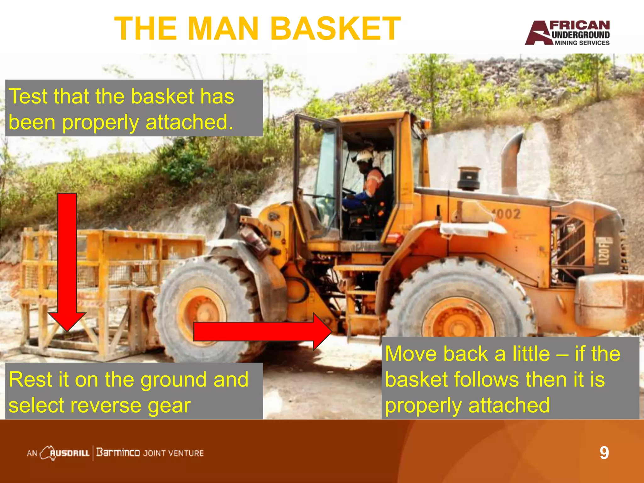 Safety presentation manbasket | PPTX