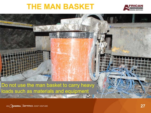 Safety presentation manbasket | PPTX
