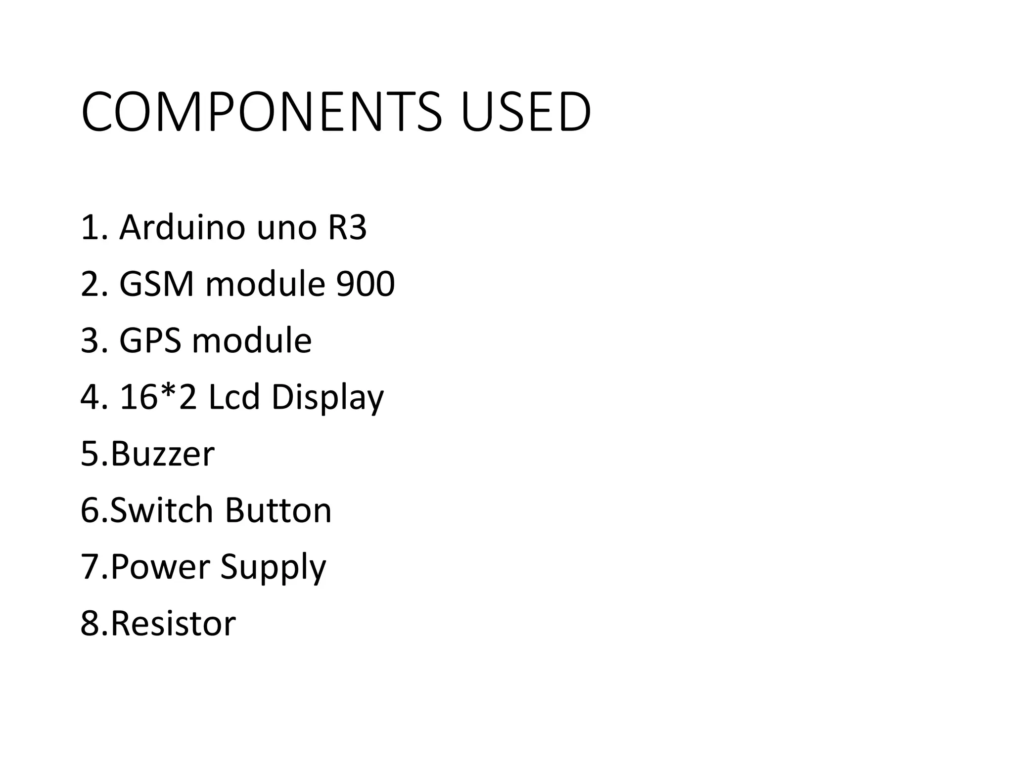 Arduino Based smart security system for Women And Children safety ...