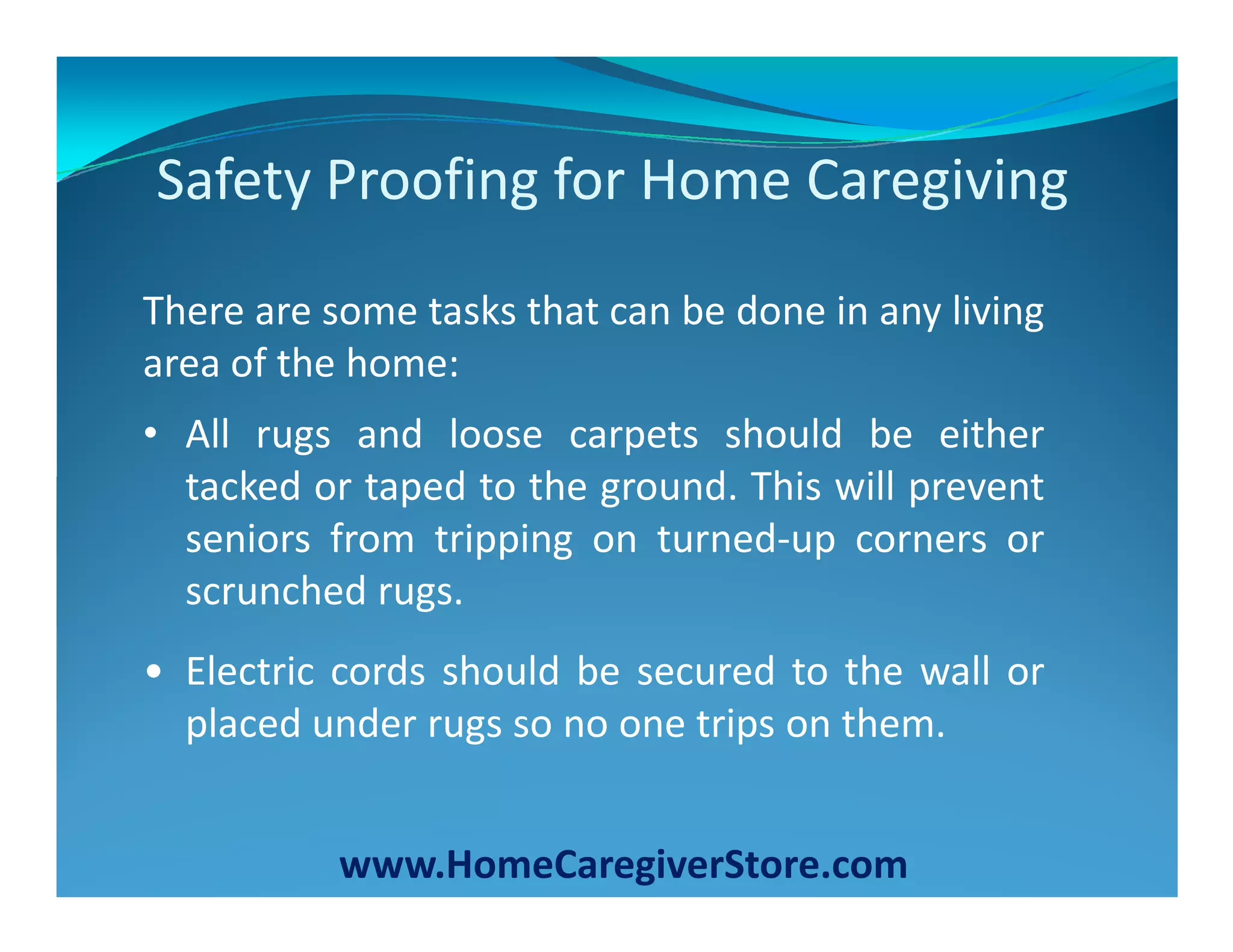 Safety Proofing For Home Caregiving | PDF | Bath and Shower | Personal Care