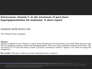 Safety protocol in vitamin c injection | PPTX | Blood Disorders ...