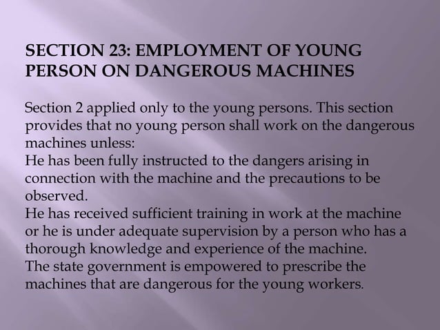 Safety provisions | PPTX | Manufacturing Industry | Industries