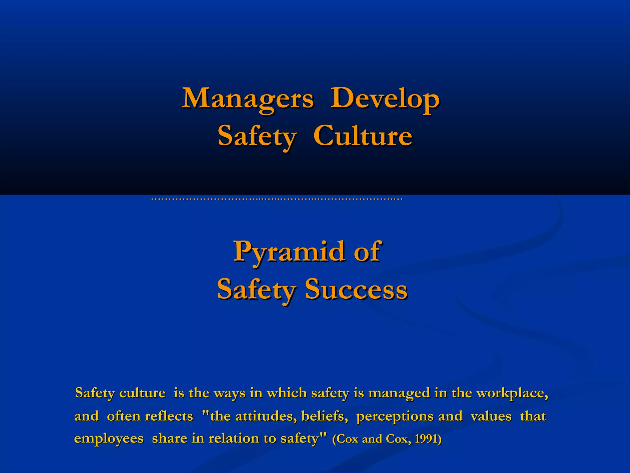 Safety Pyramid | PPT