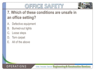 Office Safety Quiz