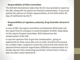 Safety reporting of a clinical trial | PPTX