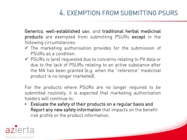 Safety Reports: PBRER / PSUR | PDF