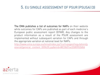 Safety Reports: PBRER / PSUR | PDF