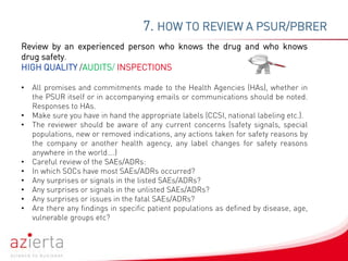 Safety Reports: PBRER / PSUR | PDF