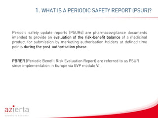 Safety Reports: PBRER / PSUR | PDF