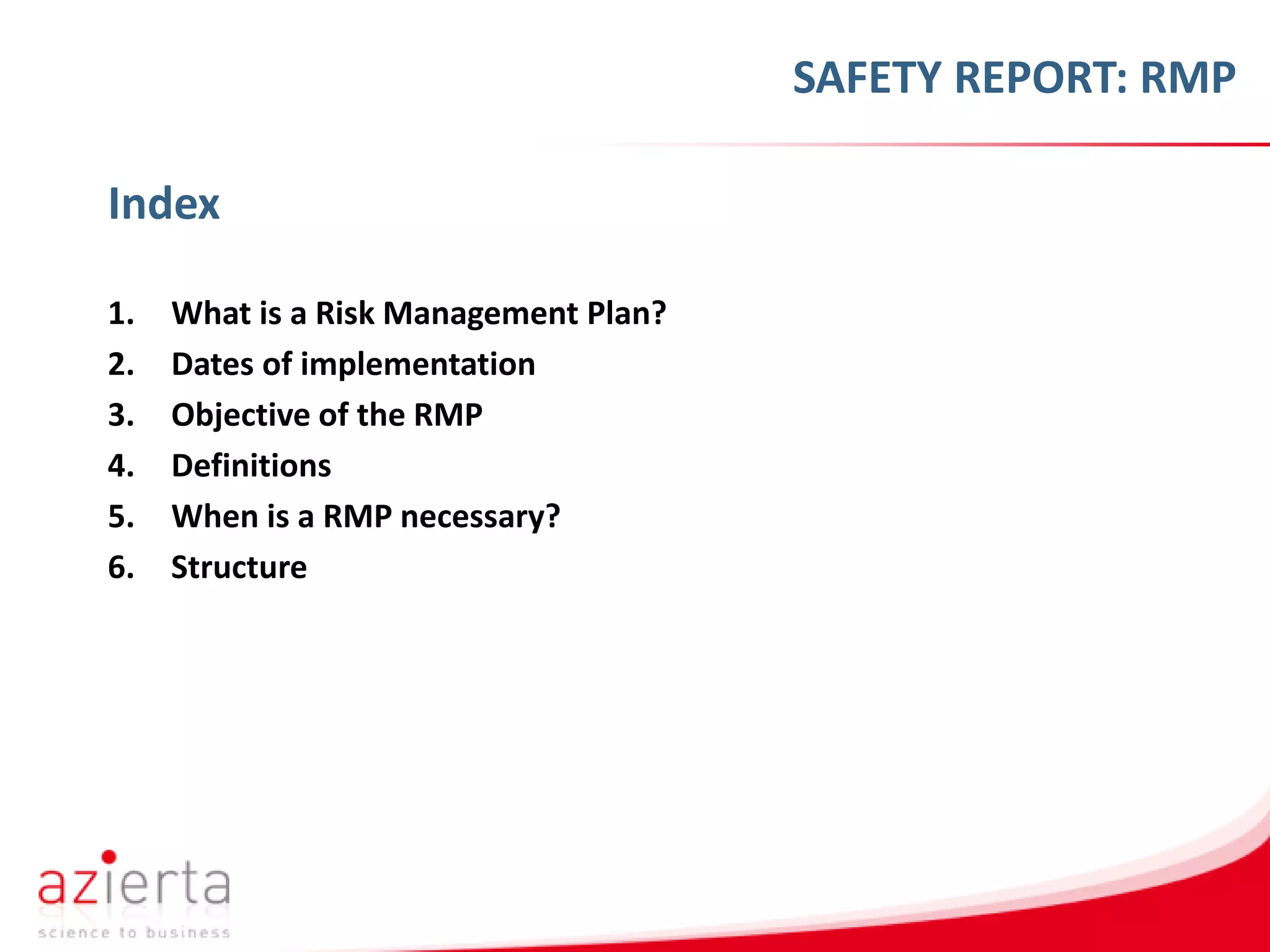 Safety reports rmp risk management plan pharmacovigilance | PDF