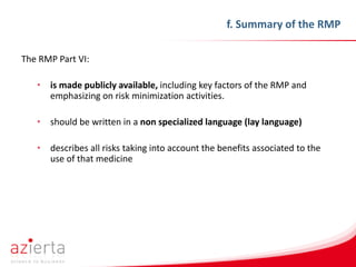 Safety reports rmp risk management plan pharmacovigilance | PDF