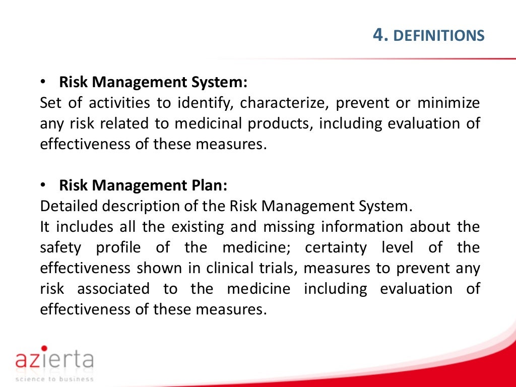 Safety reports rmp risk management plan pharmacovigilance