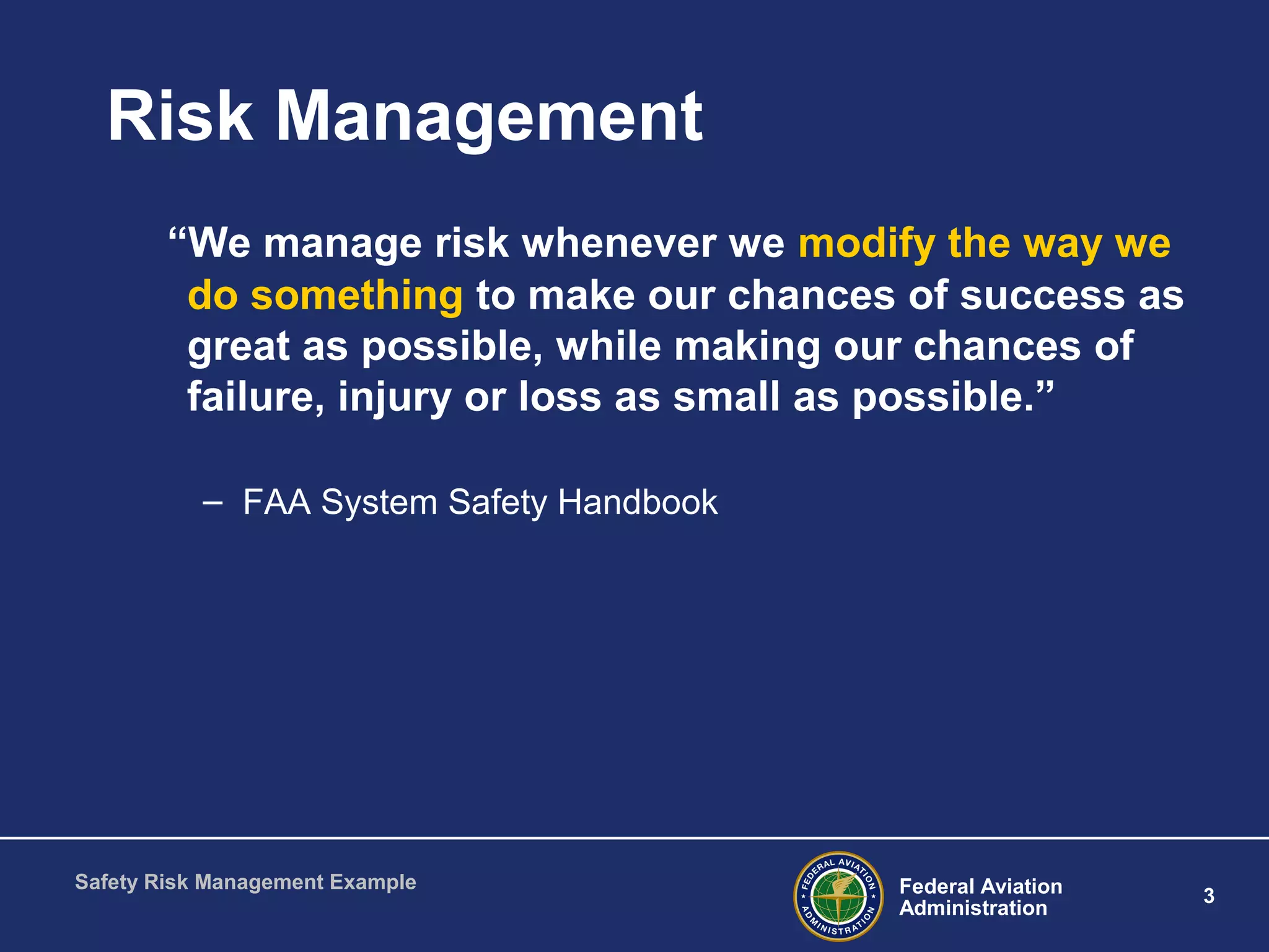 Safety Risk Management Example | PPT