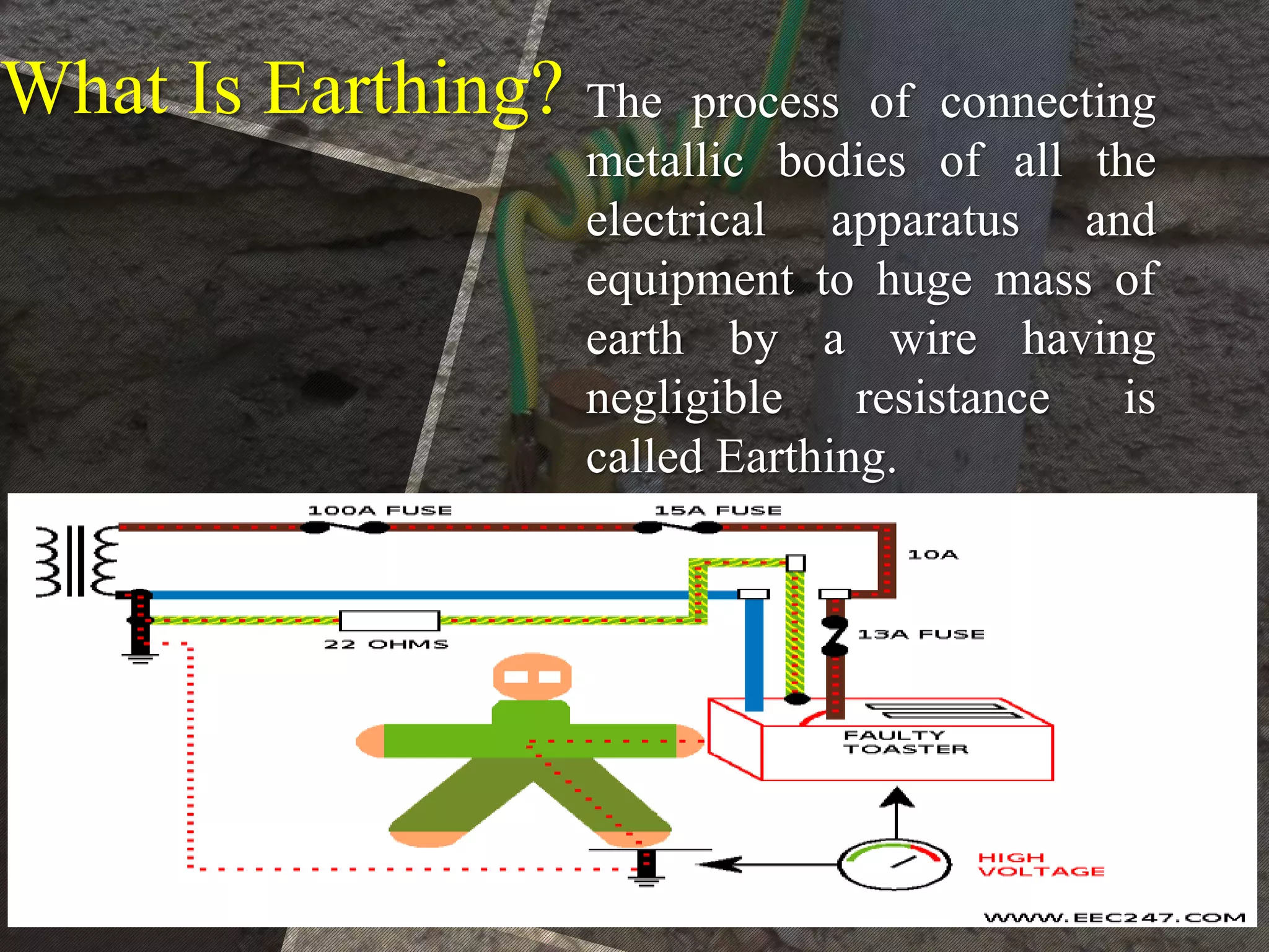 Safety rules and earthing | PPTX