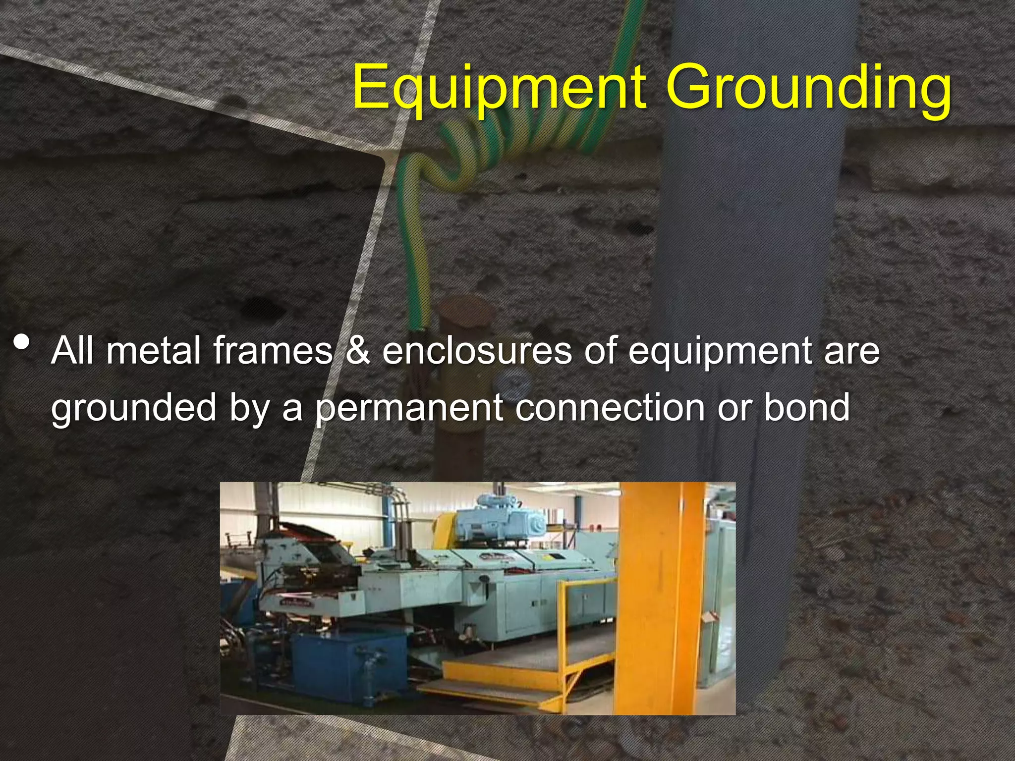 Safety rules and earthing | PPTX