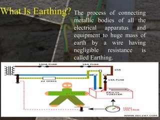 Safety rules and earthing | PPTX
