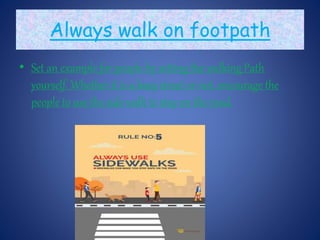 SAFETY RULES ON ROAD | PPT