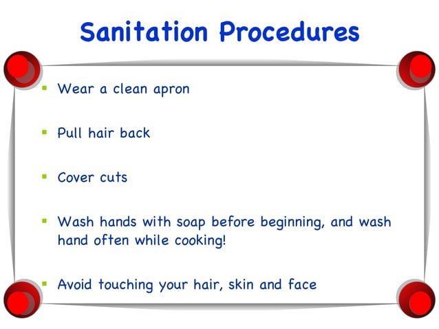 Safety & Sanitation PowerPoint | PPT