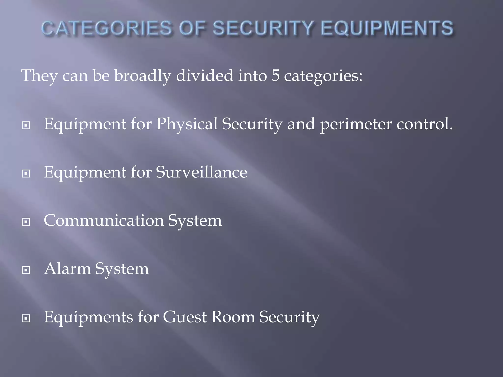 Safety & security in hotels | PPTX
