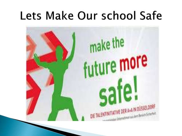 Safety & security in school | PPTX