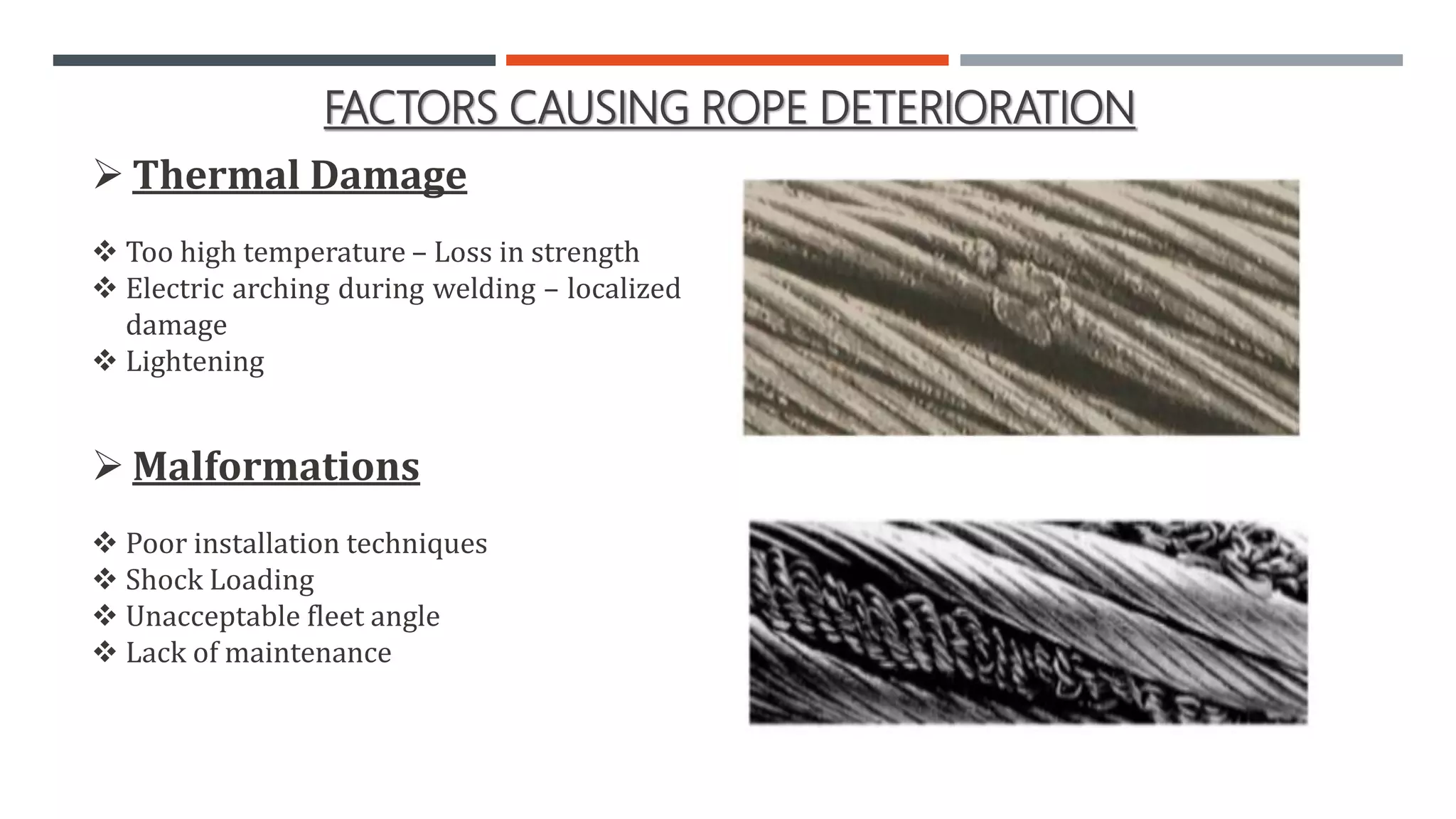 Safety consideration in Ropes , Slings and Fiber Ropes | PPTX