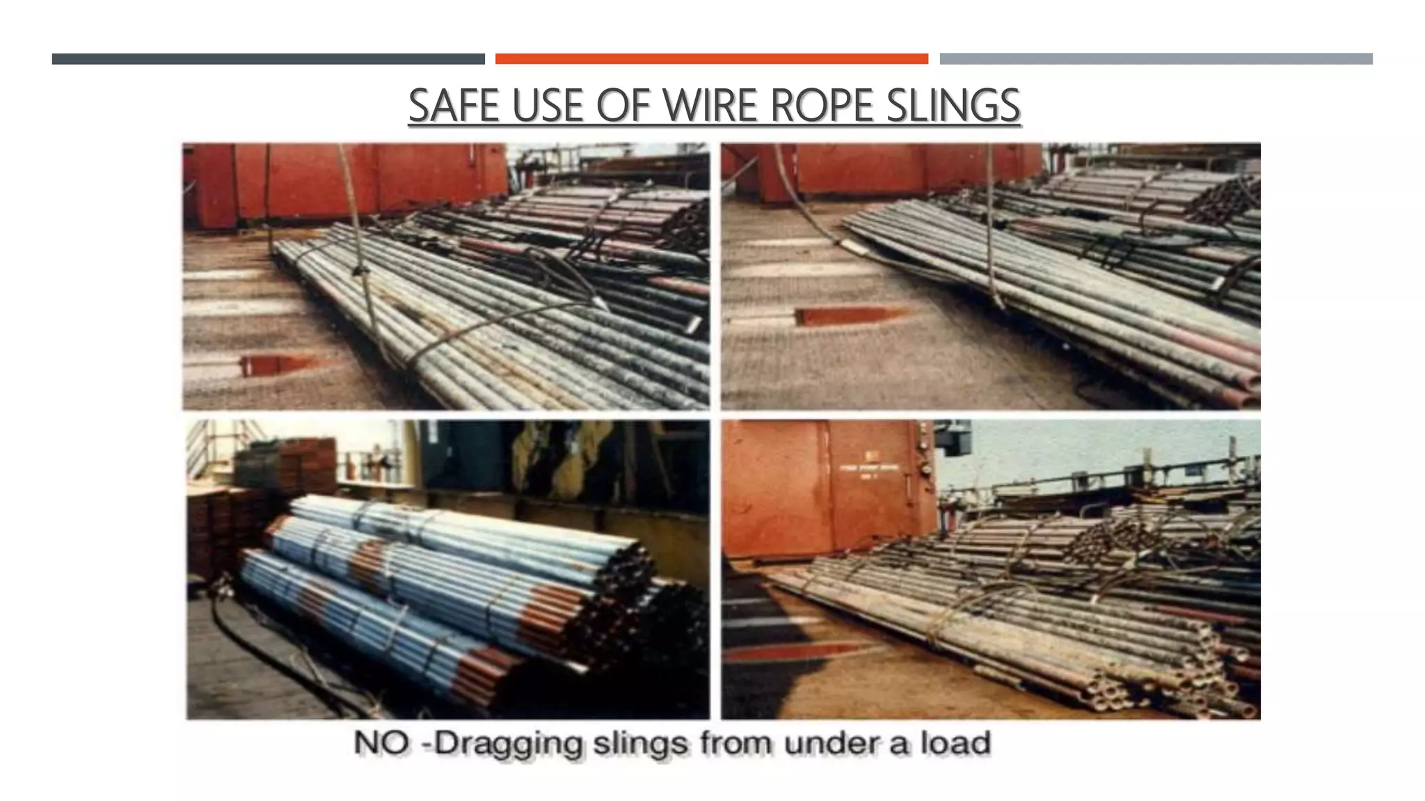 Safety consideration in Ropes , Slings and Fiber Ropes | PPTX