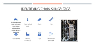Safety consideration in Ropes , Slings and Fiber Ropes | PPTX